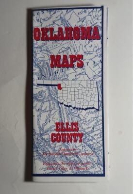 ELLIS COUNTY OKLAHOMA 2003 TOWNSHIP AND RANGE MAP HIGHWAYS ARNETT ...