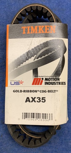 Timken AX35 Gold-Ribbon COG-Belt New Free Shipping | eBay