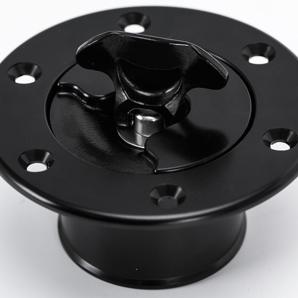 Universal Gas Filler Neck Vented Flush-Mount Aircraft Style Fuel Filler ...