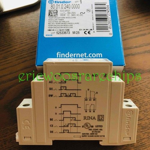 New 80.01.0.240.0000 Modular Timer Relay 16A 250VAC x 1pc | eBay