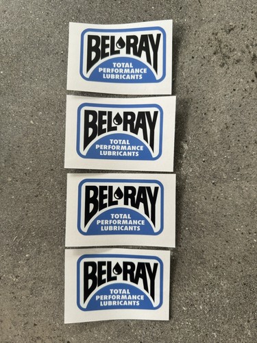 Bel-Ray Total Performance Lubricant Vintage Motocross Decals/ Stickers ...