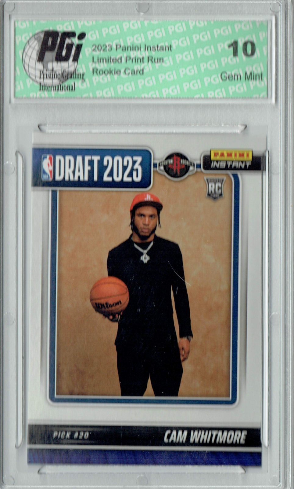 Cam Whitmore 2023 Panini Instant #DN-17 NBA Draft Rookie Card PGI 10 | eBay