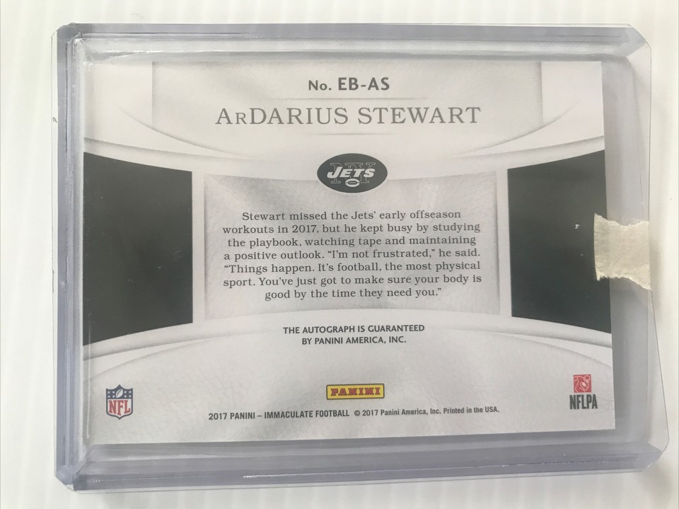 #5/10 (ONLY 10) 2017 IMMACULATE COLLECTION AUTO AUTOGRAPH ARDARIUS ...