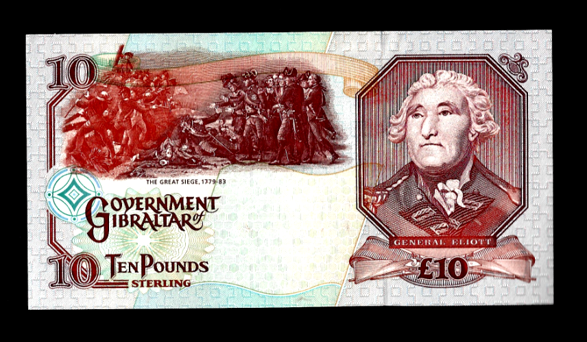 GIBRALTAR ( 1 ) BANK NOTE 10 POUNDS 1 . 7 . 1995 P 26 UNCIRCULATED | eBay