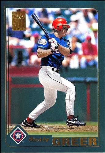 2001 Topps 50 Years #215 Rusty Greer - Texas Rangers - Baseball Card | eBay