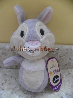Hallmark Disney Itty Bittys Bitty Thumper Rabbit Bambi Character Plush ...