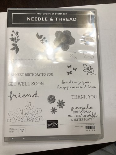Stampin’Up! Needle & Thread With Needlepoint Elements Dies | eBay