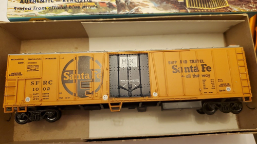 Athearn Santa Fe #1002 Box car Built w/Kadees AFTB15 CONS 303 | eBay