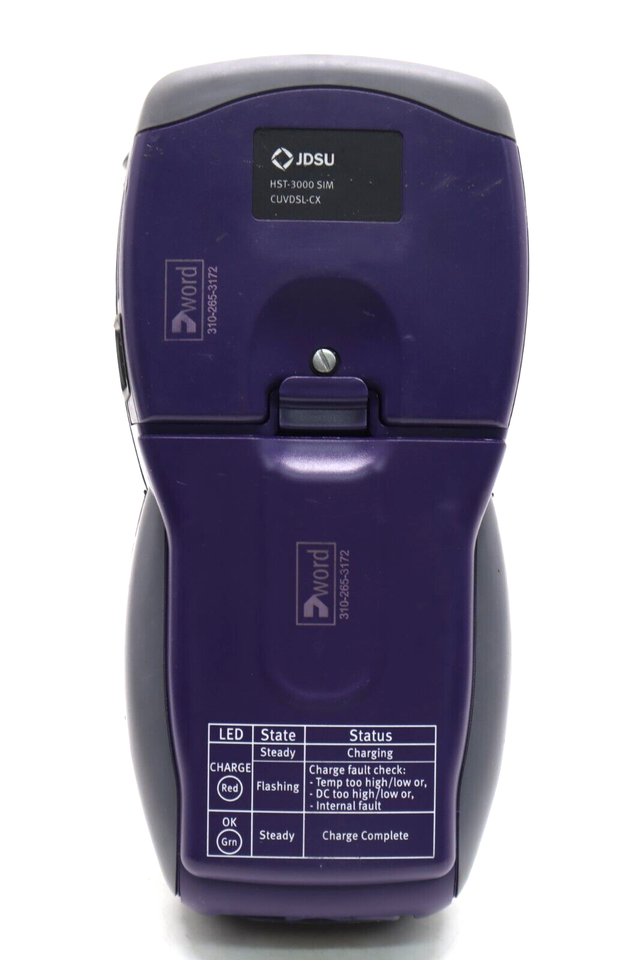 Viavi JDSU HST-3000 Color Copper Cable Tester - No Charger, Damaged ...