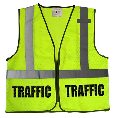Traffic safety vest, parking staff, valet parking vest, high visibility ...