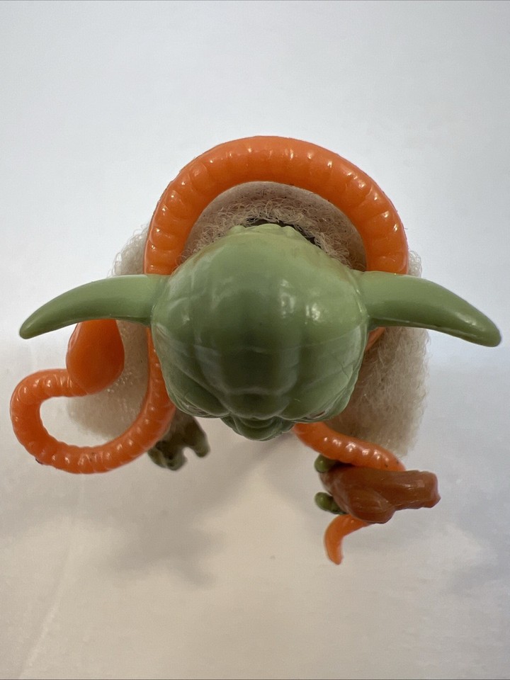 Vintage 1980 Kenner Star Wars Yoda Light Green Red Eye Complete W ...