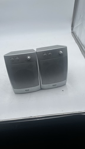 RCA WSP155 Stereo Wireless Speakers System Lot of 2 Silver | eBay