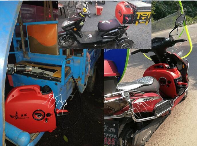 Electric Vehicle Generator 1.5KW 148F motor 48v 60v 72v silent ...