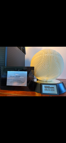 Wilson Gen 1 Airless Basketball RARE WHITE limited to 25 units #7/25 ...