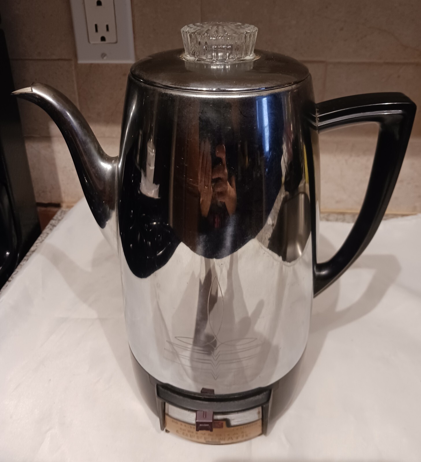 M178 Vintage UNIVERSAL Landers Frary & Clark 4410 Percolator Coffee Pot ...