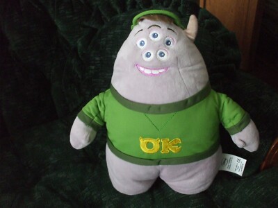 13" Disney Collections plush Mu Squishy OK 5 eyes Monsters University ...