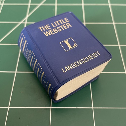 Little Webster Miniature Dictionary Langenscheidt Lilliput 2" Book ...