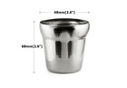 Stainless Steel Water Cup 175ml(5.9oz) 5~20pcs Restaurant Cafe Bar Made ...