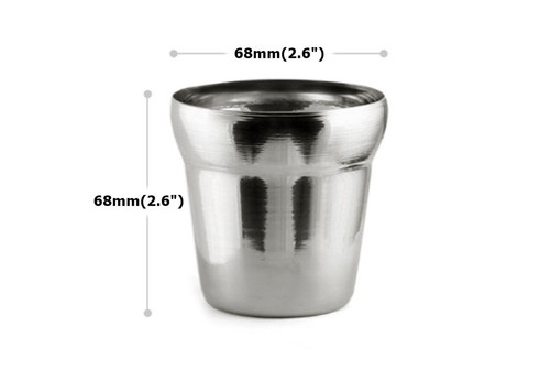 Stainless Steel Water Cup 175ml(5.9oz) 5~20pcs Restaurant Cafe Bar Made ...