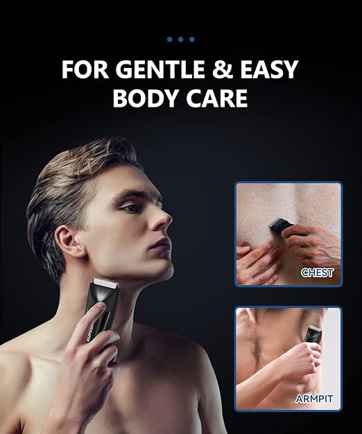 ROMISA Electric Groin Body Hair Trimmer - ROMISA Ball Trimmer for Men ...