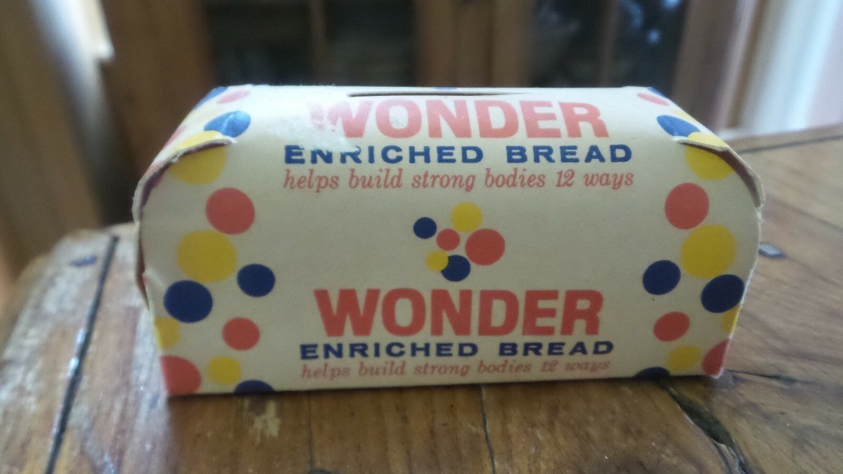 Vintage Wonder Bread Logo RARE VINTAGE Wonder Bread Loaf 1939 Worlds