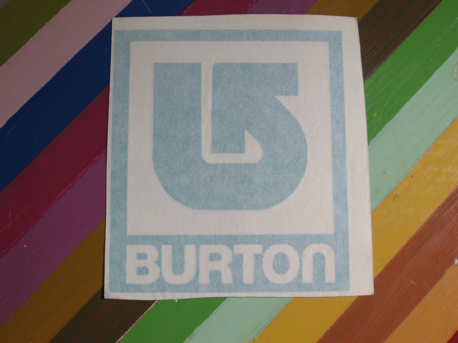 vtg 1990s 2000s Burton snowboards sticker - Phillips Open Uninc Red ...