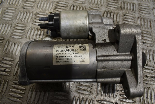 Citroen Relay Starter Motor 2.2 Blue HDI 2020 - BOSCH - 9826048080 for ...