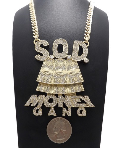 SOULJA BOY'S SOD MONEY GANG PIECE & 30" CUBAN CHAIN | eBay