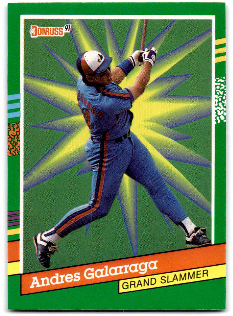 Andres Galarraga 1991 Donruss #9f Grand Slammers Montreal Expos | eBay