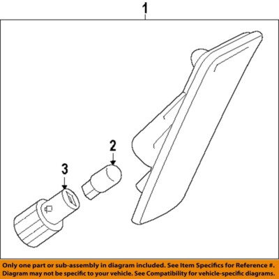 GM OEM 19-23 Blazer Front Lamps Side Marker Lamps-Side Marker Lamp ...