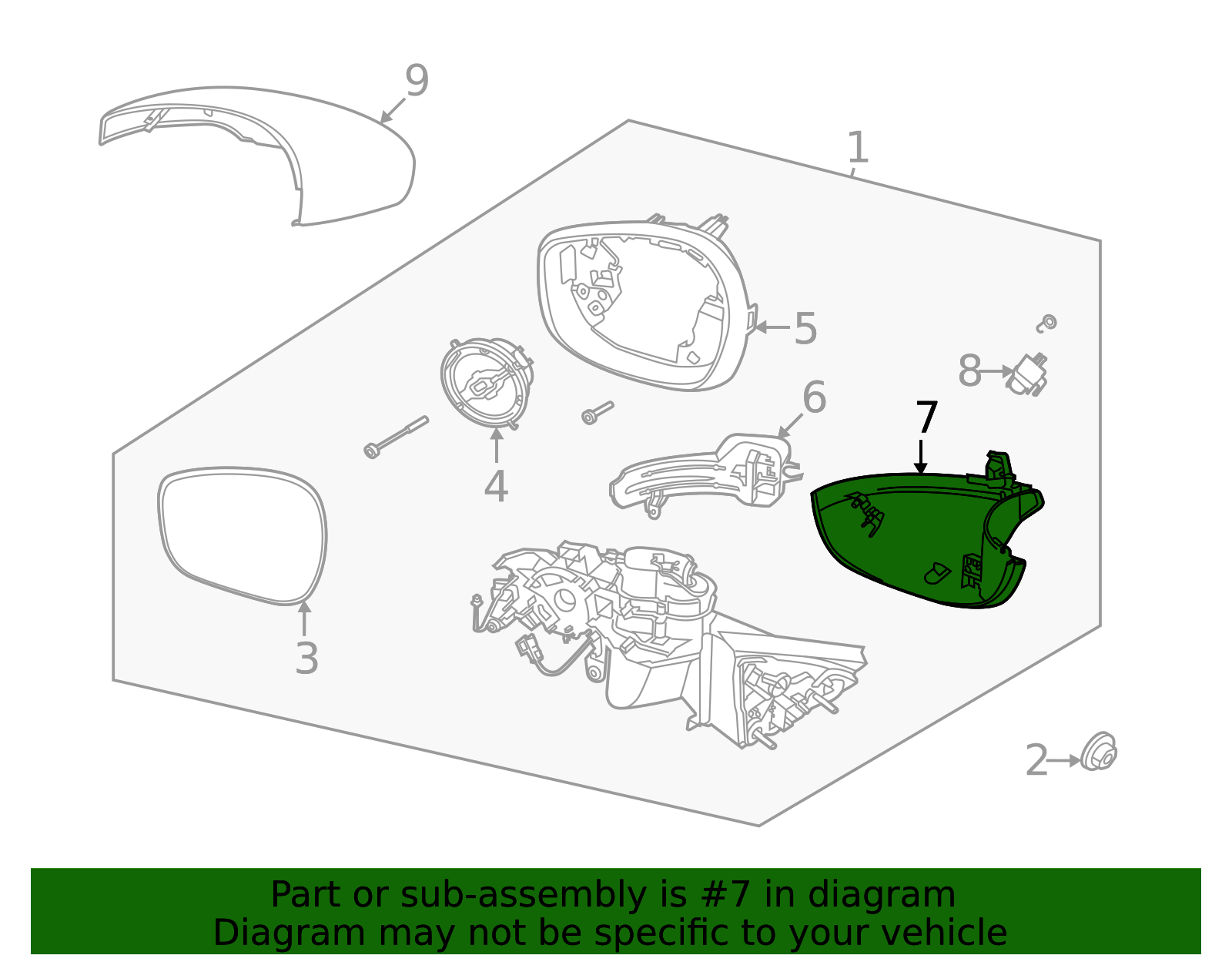 Genuine Ford Cover - Mirror Housing LJ8Z-17A703-CB for sale online | eBay