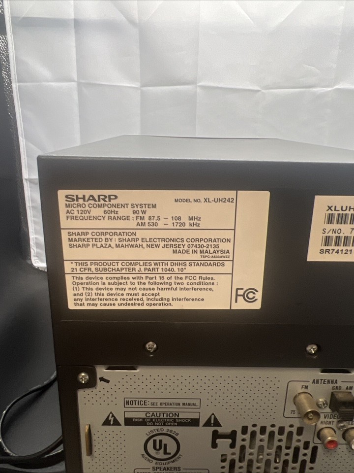 Sharp 5 Disc Changer MP3 Player To Fix Or Parts | eBay