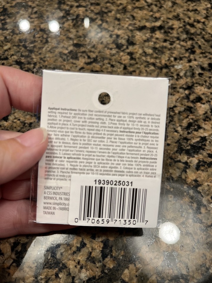 Simplicity 2” Letter L Applique Patch Black On White | eBay