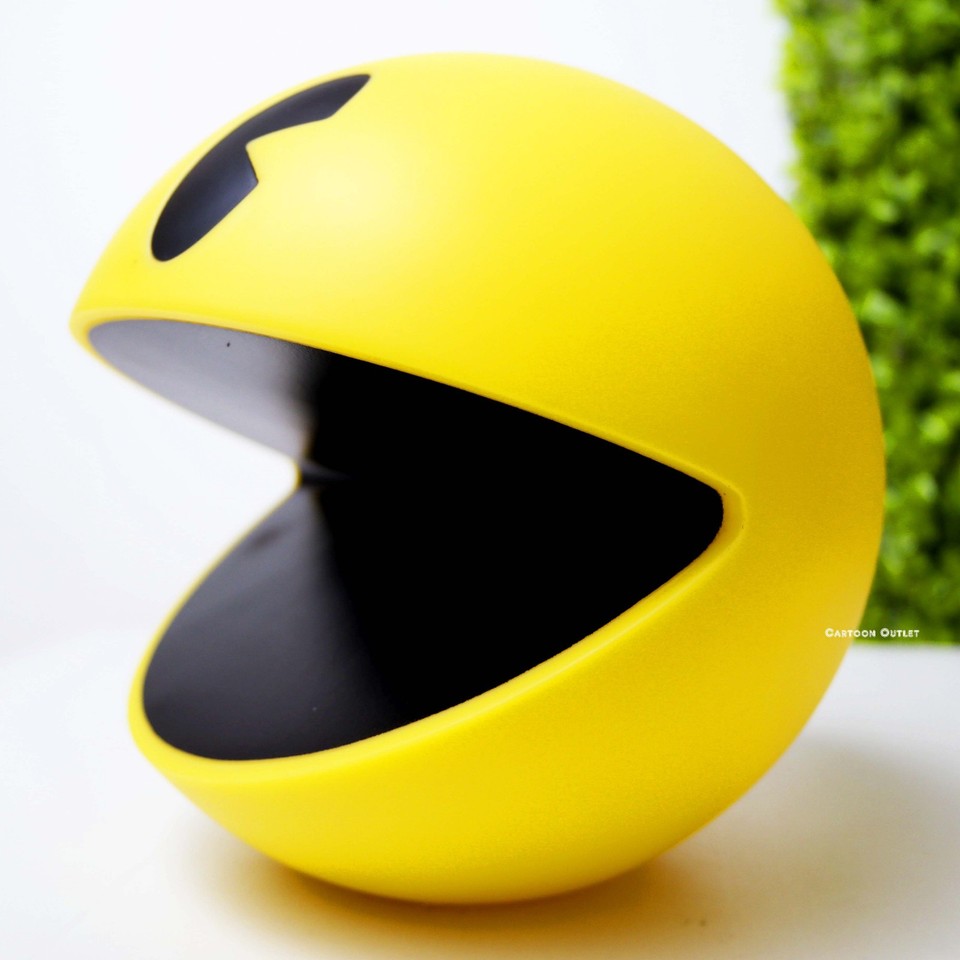 Namco Pac-Man Figural PVC Coin Bank Pacman Piggy Bank Game Room ...