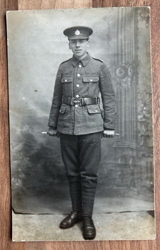 WW1 Photo Postcard. Royal Engineer Soldier. Christchurch, Bournemouth ...