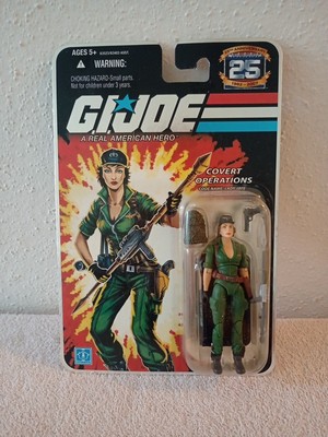 Hasbro GI Joe 25th Anniversary Covert Operations: Lady Jaye Foil Action ...