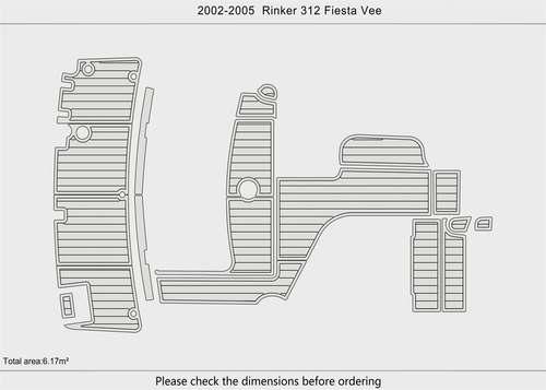 2005 Rinker 312 Fiesta Vee DuraEVA Seadek EVA Foam Boat flooring | eBay UK