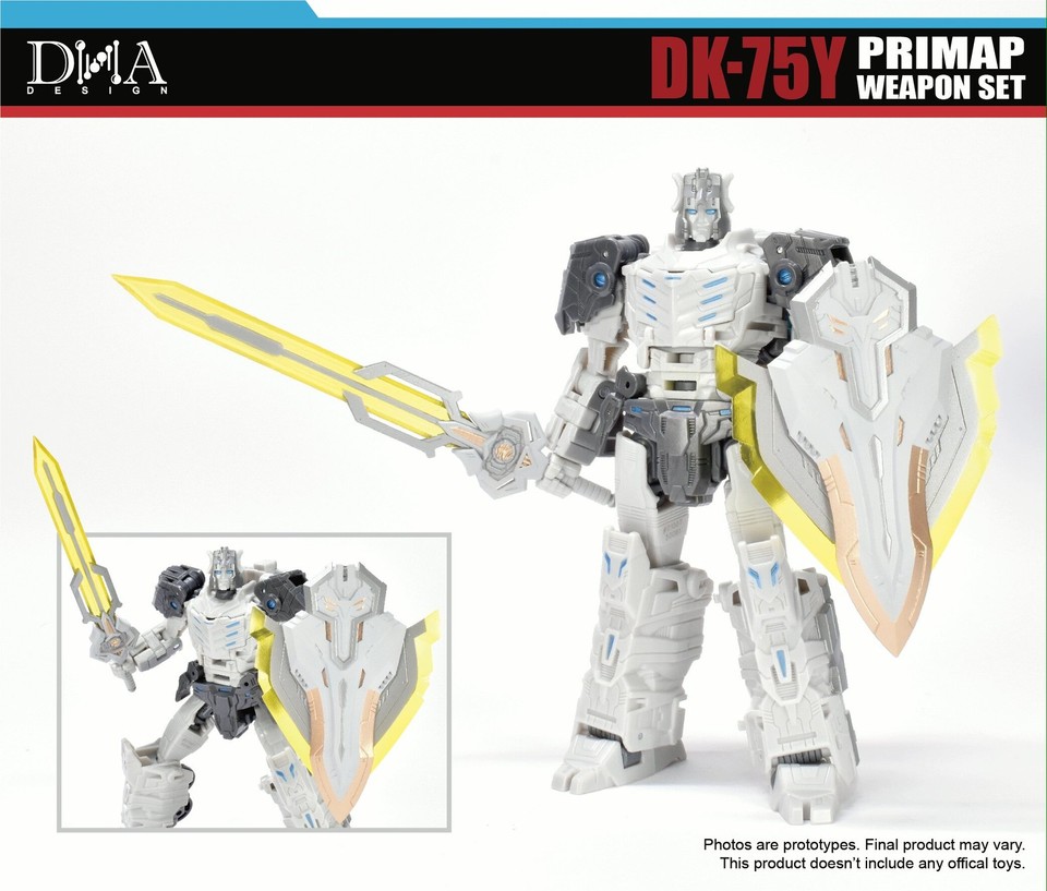 DNA DK-75/75W/75Y Weapon Upgrade Kit For Age of the Primes Prima Prime ...