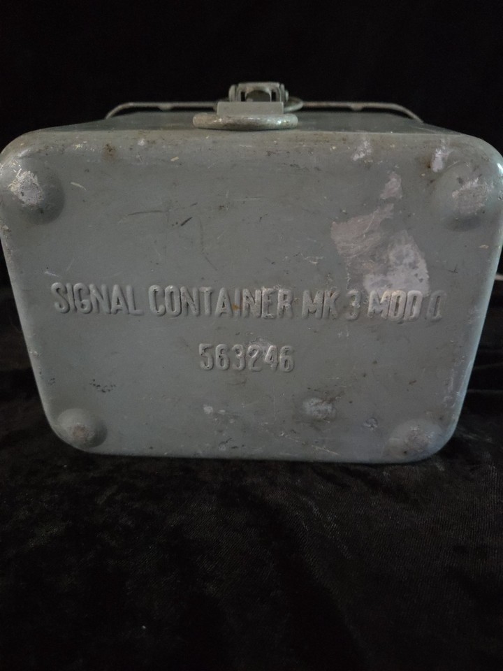Vtg. Marine Water Proof Case Signal Container MK3 MOD 0 563246-C ...