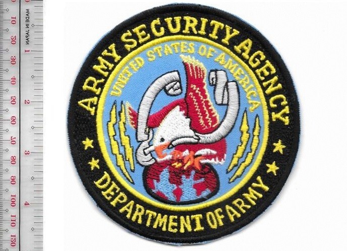 US Army ASA US Army Security Agency Crest Department of Army Patch | eBay