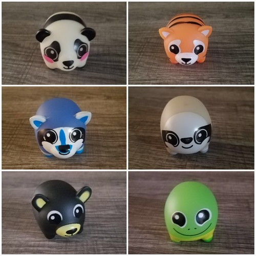 TOYS: 6 PK- RINCO 02720 ARCADE TOYS 2 INCH ROUND/PILL SHAPE STACKABLE ...