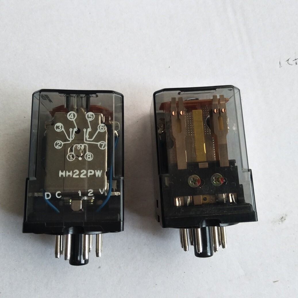HH22PW DC12V DC48V Intermediate Relay 8 Pins x 1pc | eBay