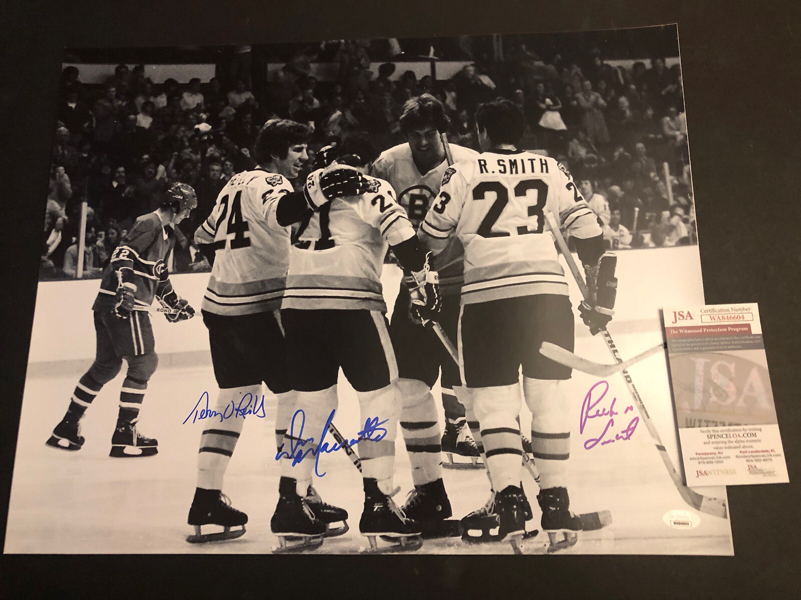 JSA Terry O’Reilly Don Marcotte Rick Smith Autographed 16x20 Signed ...