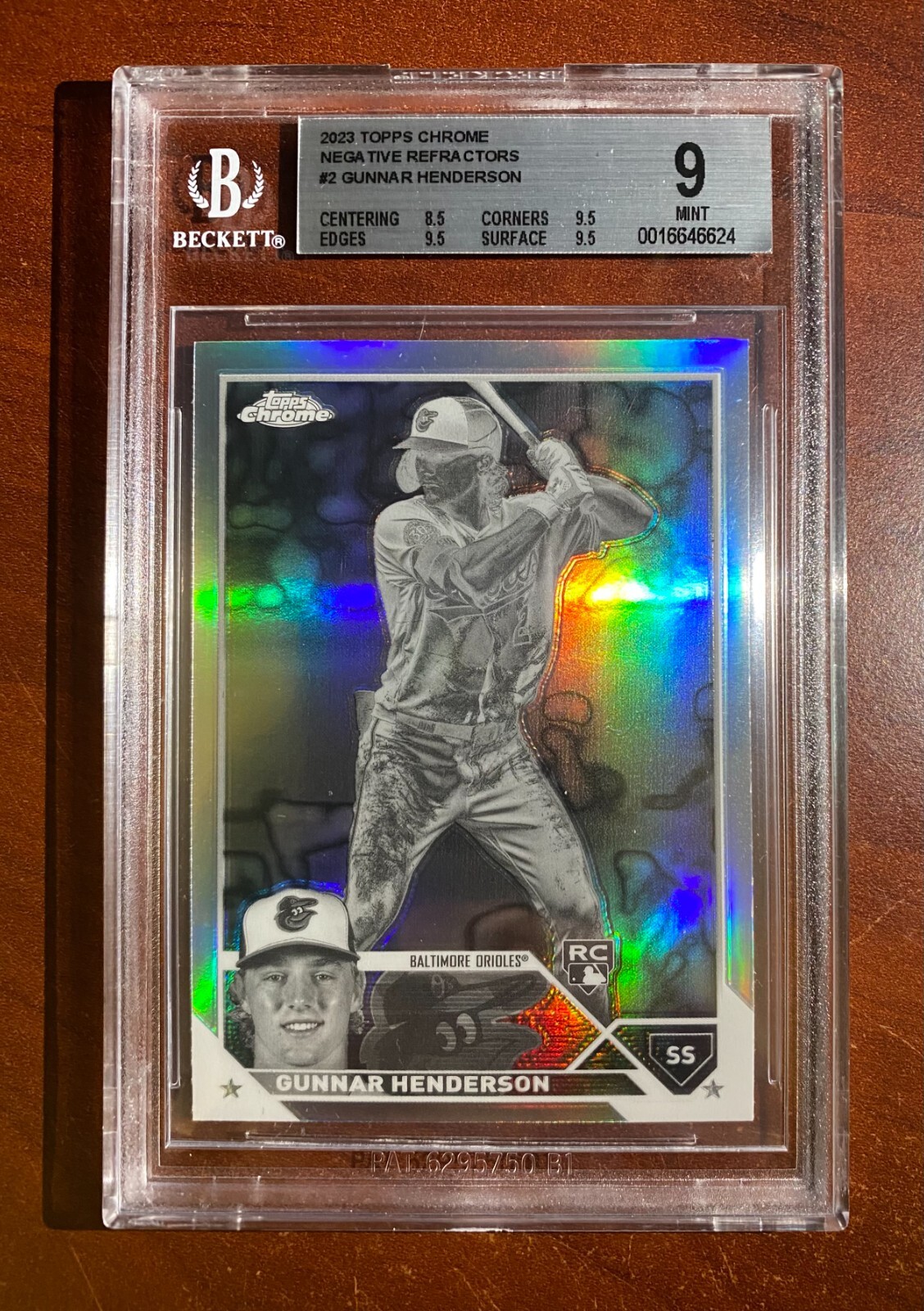 2023 Topps Chrome - Gunnar Henderson #2 Negative Refractor (RC) for ...