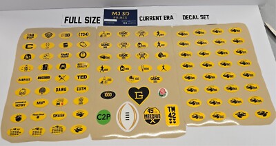 Michigan Helmet Stickers/Award Decals (Full Size) | eBay