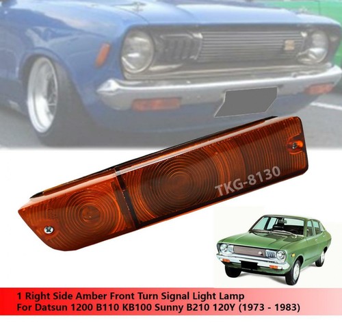 Right Amber Turn Signal Light For Datsun 1200 B110 KB100 Sunny B210 ...
