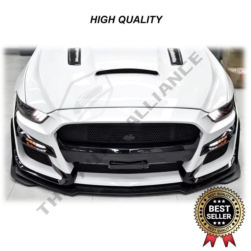 Front Bumper cover Conversion Fits 2015-2017 Ford Mustang GT500 Style ...