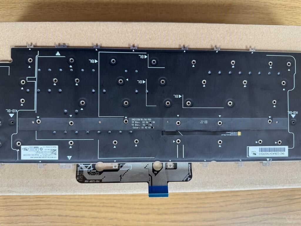 DELL XPS 13 9315 UK Backlit Laptop Keyboard CN-08CF79 Colour Sky | eBay UK