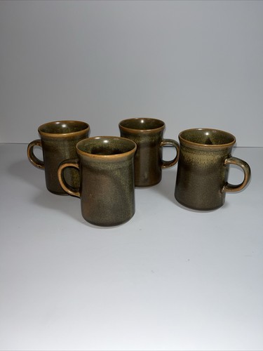 4 Vintage Temuka Riverstone pottery Mugs Stoneware New Zealand | eBay