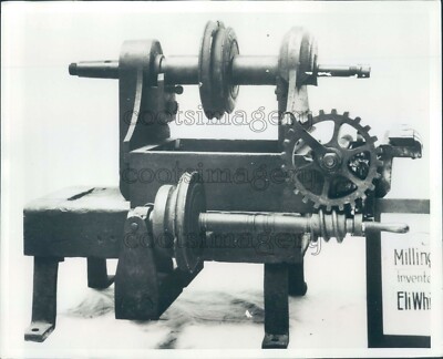 1957 Press Photo Milling Machine Invented by Eli Whitney | eBay